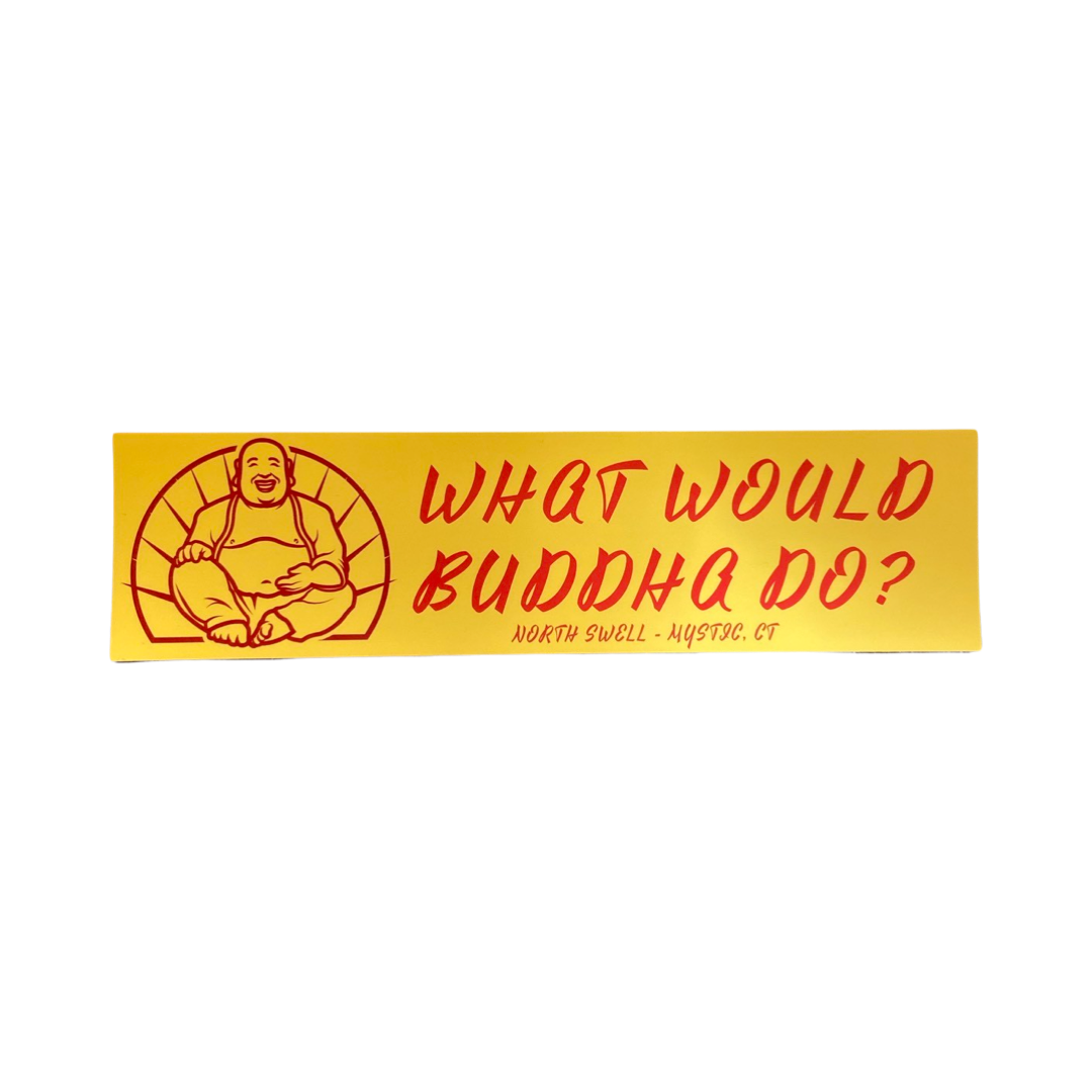 Buddha Bumper Sticker – North Swell